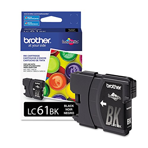 BROTHER Innobella LC61BK Ink Cartridge - Black -1 Pack in Retail Packing