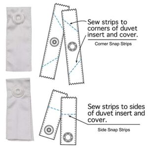 Home Sewing Depot Snap Strips for Duvet Covers