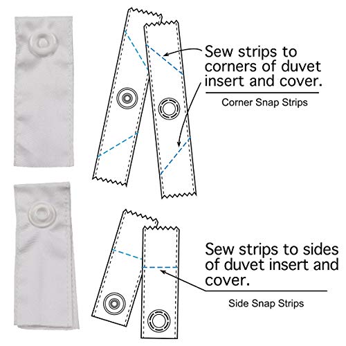 Home Sewing Depot Snap Strips for Duvet Covers