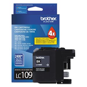 brother lc109bk lc109bk innobella super high-yield ink, black