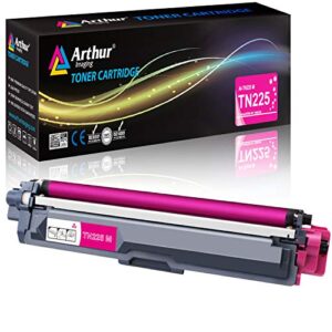 arthur imaging compatible toner cartridge replacement for brother tn225 (magenta, 1-pack)