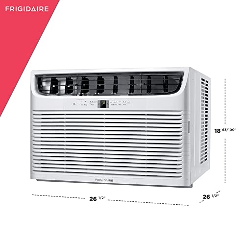 Frigidaire FHWC282WB2 Window Air Conditioner, 28,000 BTU with Easy Install Slide Out Chassis, Multi-Speed Fan, Easy-to-Clean Washable Filter, Eco Mode, in White