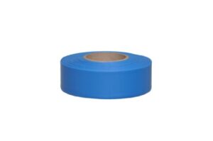 swanson tool blue glo 1 3/16 inch x 150 foot taffeta safety roll flagging, model # rftbb150