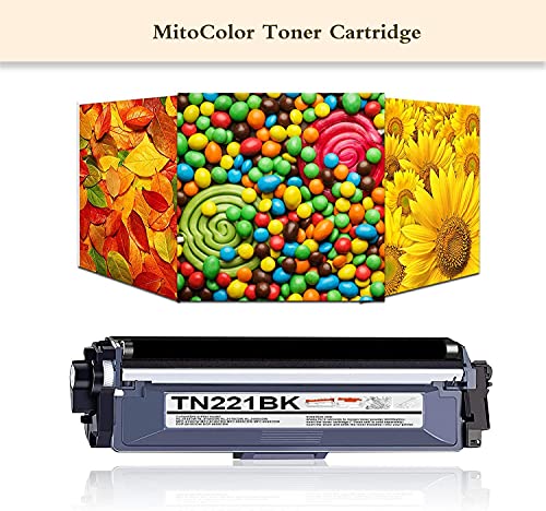 TN221BK TN221C TN221M TN221Y Toner: 4 Pack Replacement for Brother TN221 Toner MFC-9130CW HL-3140CW HL-3170CDW HL-3180CDW MFC-9330CDW MFC-9340CDW Printer Ink (1BK+1C+1M+1Y)