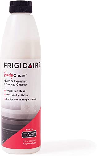 Frigidaire 10FFCTCL02 Ready Clean Glass & Ceramic Cooktop Cleaner, 2-Pack, 2 Pack, Clear, 12 Ounce