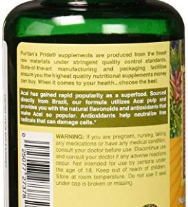 Puritans Pride Triple Strength Acai 3000 MG, 120 Count