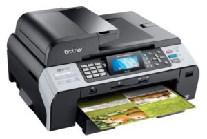 brother mfc-5890cn professional-series color inkjet all-in-one with networking and large-size printing