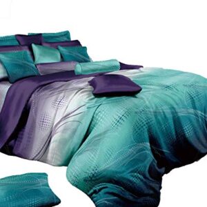 Swanson Beddings Twilight-P 3-Piece Duvet Bedding Set: Duvet Cover and Two Pillow Shams (Queen)