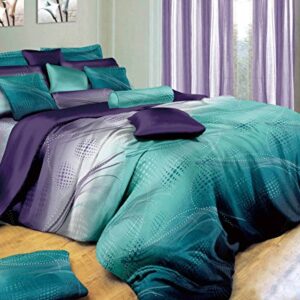 Swanson Beddings Twilight-P 3-Piece Duvet Bedding Set: Duvet Cover and Two Pillow Shams (Queen)