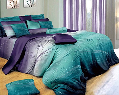 Swanson Beddings Twilight-P 3-Piece Duvet Bedding Set: Duvet Cover and Two Pillow Shams (Queen)