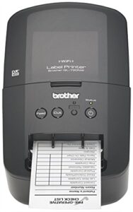 brother ql-720nw professional, high-speed label printer with built-in ethernet and wireless networking (ql720nw)