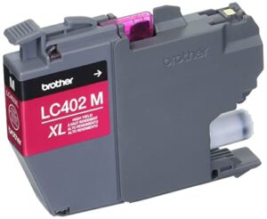 brother genuine lc402xlm high yield magenta ink cartridge