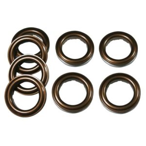 home sewing depot fast-set metal, size #12 grommet, 1 9/16″, 8 grommets total, antique copper