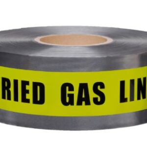 Swanson Tool Co DETY31005 3 inch by 1000 Foot 5 MIL Detectable Safety Tape"Caution Buried Gas Line Below" Yellow with Black Print