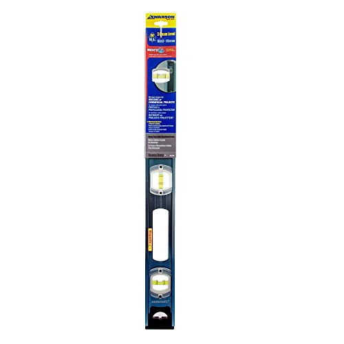 Swanson Tool IBL24M 24-Inch Magnetic Aluminum I-Beam Level (Blue)