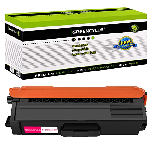 greencycle 1 Pack Compatible Toner Cartridge Replacement for Brother TN315 TN310 Magenta Toner for HL-4140CW HL-4570CDW HL-4570CDWT MFC-9560CDW MFC-9970CDW Printer