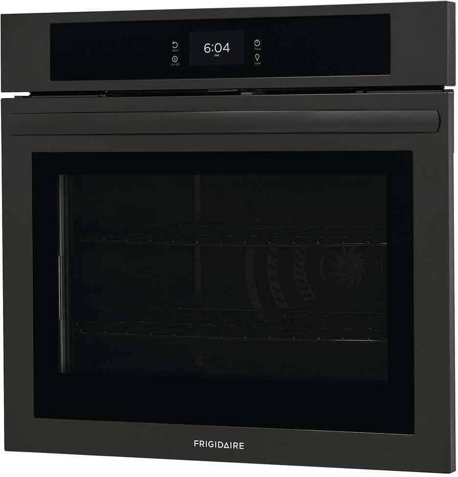 Frigidaire 30" Black Single Electric Wall Oven With Fan Convection - FCWS3027AB