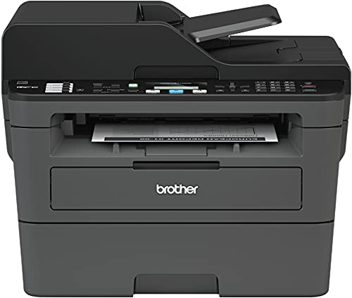 Brother MFC-L2710 All-in-One Wireless Monochrome Laser Printer -for Home Office - Print Copy Scan Fax, Auto Duplex Print, Speed Up to 32 ppm, 50-Sheet ADF, Amazon Alexa, AirPrint, BROAGE Printer Cable