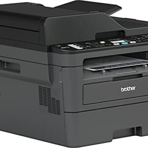 Brother MFC-L2710 All-in-One Wireless Monochrome Laser Printer -for Home Office - Print Copy Scan Fax, Auto Duplex Print, Speed Up to 32 ppm, 50-Sheet ADF, Amazon Alexa, AirPrint, BROAGE Printer Cable