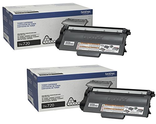 Brother BND00664 TN720 Toner Cartridge Black (2-Pack)