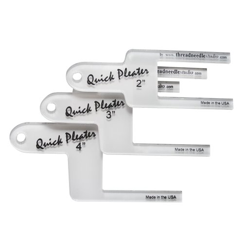 Home Sewing Depot Quick Pleater - Large Set of 3 - Includes 2", 3", and 4" Pleater