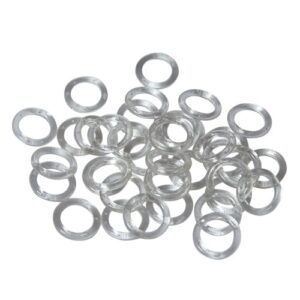 home sewing depot 50 pack – 3/8 inch clear polycarbonate rings, non breaking