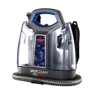 bissell spotclean proheat portable spot and stain carpet cleaner, 2694, blue