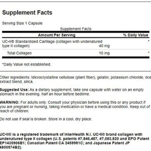 Swanson Uc-Ii Standardized Collagen 40 mg 60 Caps 3 Pack