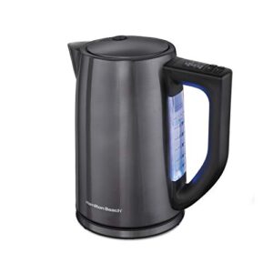 hamiton beach electric tea kettle, control, black (discontinued)