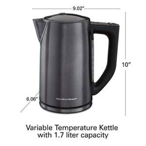 Hamiton Beach Electric Tea Kettle, control, Black (Discontinued)