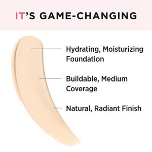 IT Cosmetics Your Skin But Better Foundation + Skincare, Fair Warm 10 - Hydrating Coverage - Minimizes Pores & Imperfections, Natural Radiant Finish - With Hyaluronic Acid - 1.0 fl oz