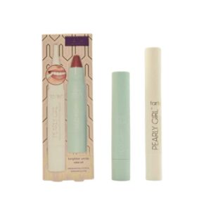 tarte brighter smile holiday gift value set:: pearly girl vegan teeth whitening pen and sea h2o balm lip tint in salt lyfe – cool mauve