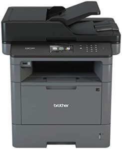 brother monochrome laser printer, multifunction printer and copier, dcp-l5500dn, flexible network connectivity, duplex printing, mobile printing & scanning (renewed)