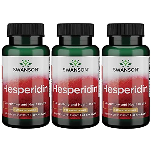 Swanson Hesperidin 500 Milligrams 60 Capsules (3 Pack)