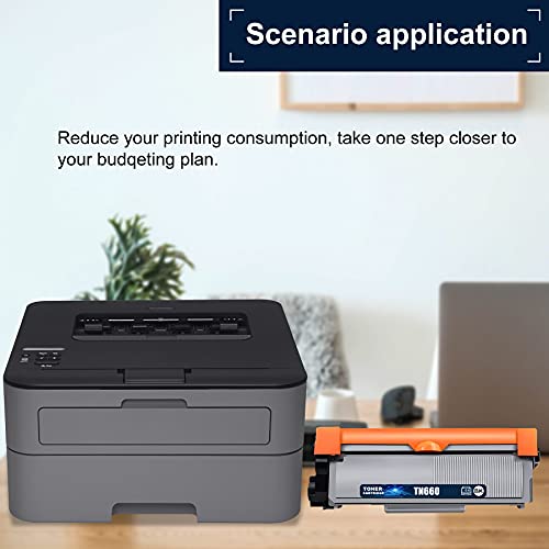 [High Yield] 1Pack TN660 TN660 Compatible Toner Cartridge Replacement for Brother HLL2360DW L2380DW MFCL2680W L2700DW L2705DW DCPL2540DW Printer Toner Cartridge, Sold by NEODAYNET., Black