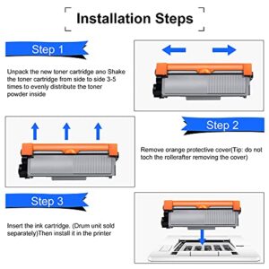 [High Yield] 1Pack TN660 TN660 Compatible Toner Cartridge Replacement for Brother HLL2360DW L2380DW MFCL2680W L2700DW L2705DW DCPL2540DW Printer Toner Cartridge, Sold by NEODAYNET., Black