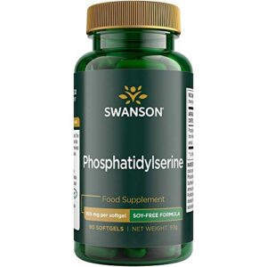 swanson sunflower phosphatidylserine soy-free 100 milligrams 90 sgels