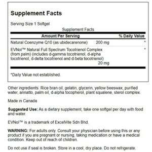 Swanson Coq10 with Tocotrienols 200 mg 60 Sgels 3 Pack