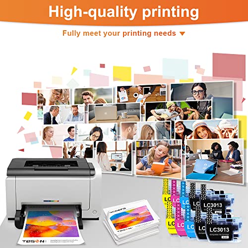 TESEN Compatible LC3013 Ink Cartridge Replacement for Brother 3013 3011 LC 3013 LC3011 Use with Brother MFC-J497DW MFC-J690DW MFC-J491DW MFC-J895DW Series Printer 10 Pack