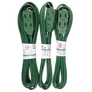 Home Depot 6/9/15 foot 16/2 Indoor Extension Cord (3-Pack) Green