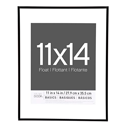 MICHAELS Bulk 6 Pack: Black Thin 11”; x 14”; Float Frame, Basics by Studio Décor®