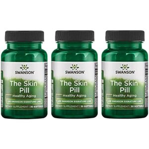 swanson signature line the skin pill 30 softgels (3 pack)