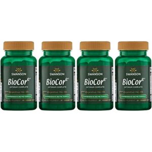 swanson biocore optimum complete ultimate full spectrum enzymes 90 veg capsules (4 pack)