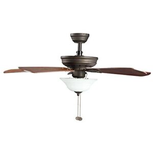 Hampton Bay 619 030 Wellston 44" Oil Rubbed Bronze 8.7" x 11.4" x 20" Lighting Fixture, Small