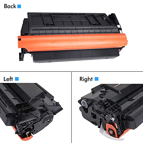 58X CF258X Toner Cartridge: 2 Pack (with Chip, High Yield) Replacement for HP CF258X 58X 58A CF258A MFP M428fdw M428fdn M428dw M404 M428 Pro M404n M404dn M404dw Printer (Black)