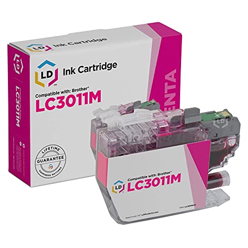 LD Compatible Ink Cartridge Replacement for Brother LC3011M (Magenta)