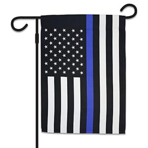 thin blue line usa garden flag – 12×18″ garden flag perfect for spring, summer, all season decor