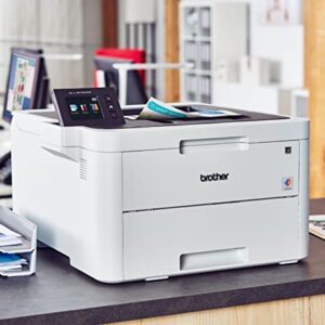 Brother HL-L32 70CDW Wireless Color Laser Printer,25ppm,up to 600 x 2400 dpi,2.7” Color Touch,Automatic duplex (2-sided),Durlyfish USB Printer Cable