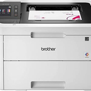 Brother HL-L3270CDW Compact Wireless Digital Color Laser Printer with NFC - 2.7" Color Touchscreen, Auto Duplex Printing, 25 ppm, 250 Sheet, Wulic Printer Cable