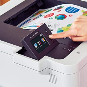 Brother HL-L3270CDW Compact Wireless Digital Color Laser Printer with NFC - 2.7" Color Touchscreen, Auto Duplex Printing, 25 ppm, 250 Sheet, Wulic Printer Cable